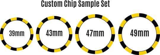 Custom Chip Sample Set - BR Pro Poker